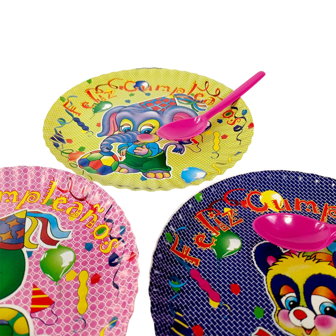 Plato Retro 10 Unidades – FIESTA EXPRESS